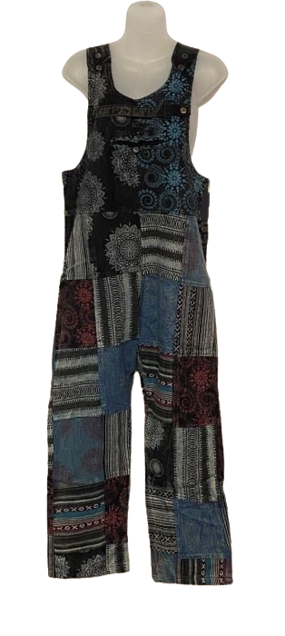 Heavy Patch Straight Leg Overalls | The Living Earth Co.