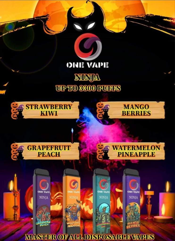 One Vape Ninja 3300 Puffs Disposable